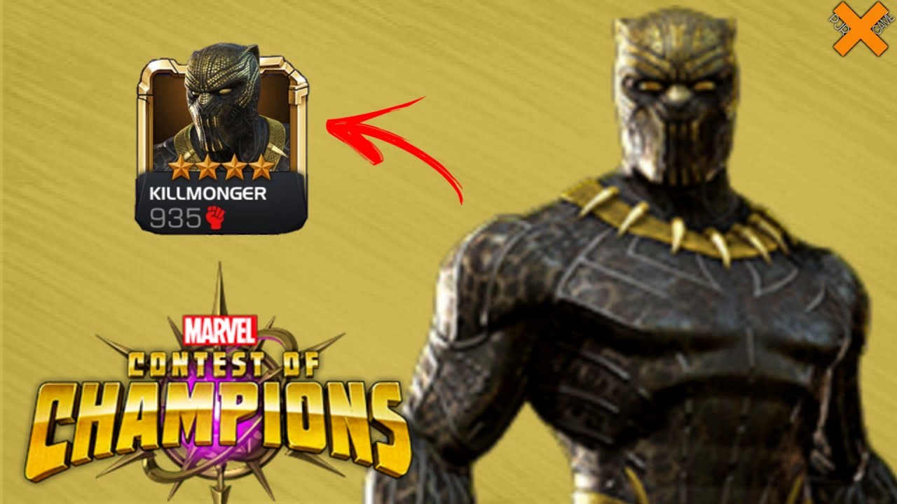 JOGANDO COM O KILLMONGER - Marvel Torneio de Campeões - YouTube