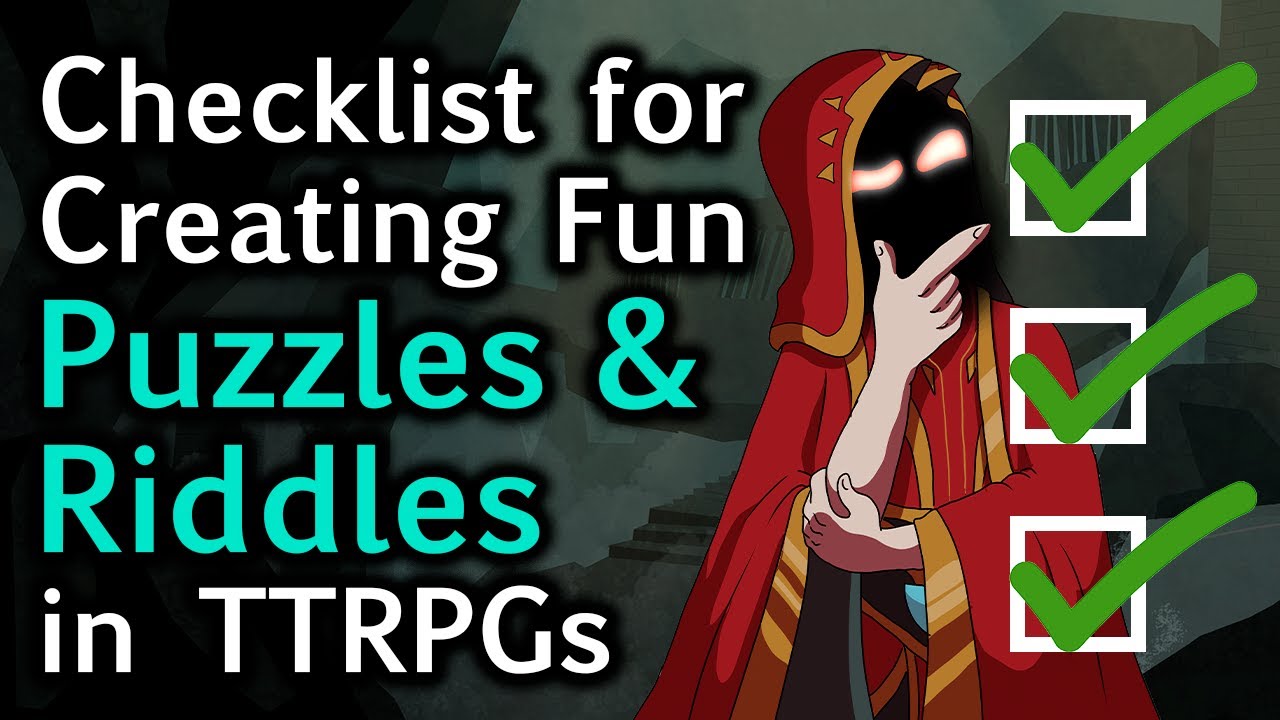 The Puzzle & Riddle Creation Checklist | One Step Closer to Being a ...