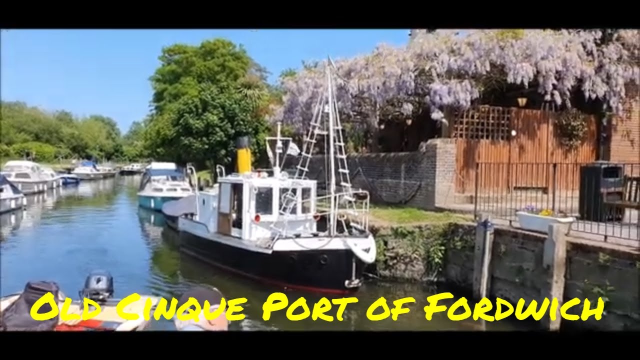 On the River Stour to Fordwich Kent boat, life, - YouTube