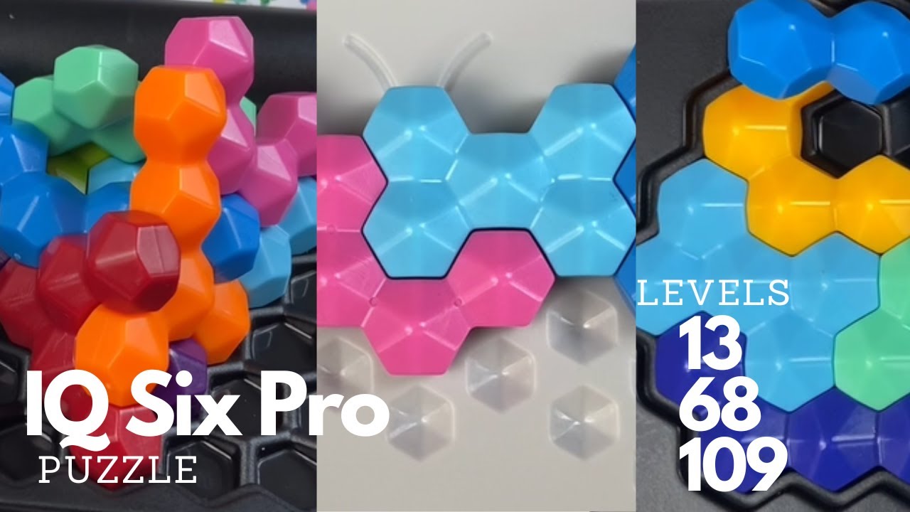Complete the 120 challenges to solve all 3 trays of the IQ Six Pro ...