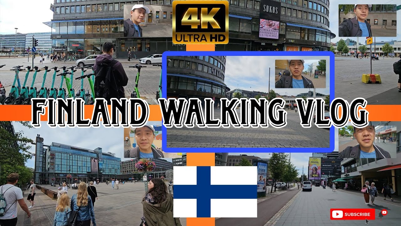 Finland Helsinki Centre Walking Vlog || I am going to Kela office for ...