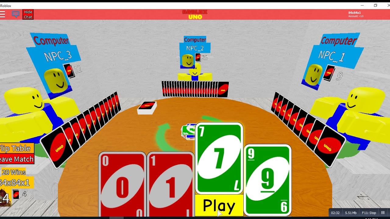 ROBLOX UNO - YouTube