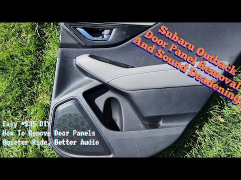 Car Care : 6th Gen Subaru Outback 2020 Door Panel Removal (For Repair ...