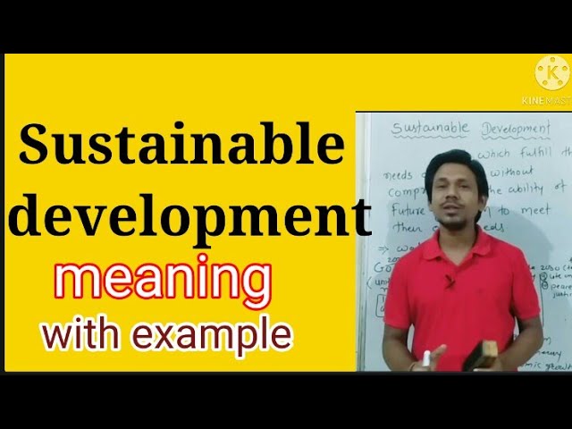 Sustainable Development Definition