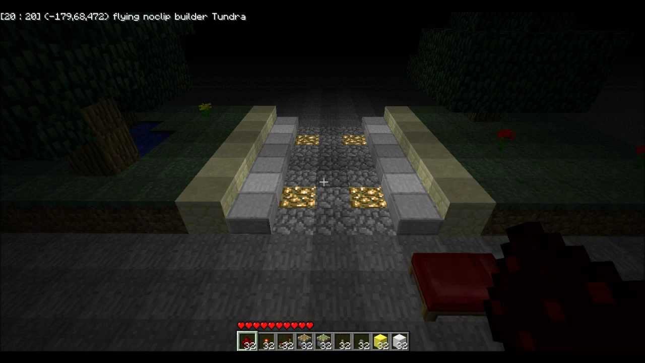 Minecraft - Light Sensor - Pathway Lighting - YouTube