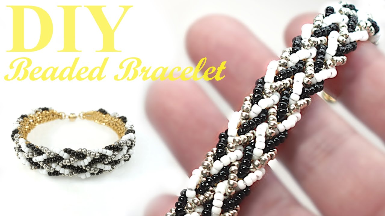 【DIY】6 Strand Braid Bracelet Beading Tutorial*Sequel to 3-strand braid ...