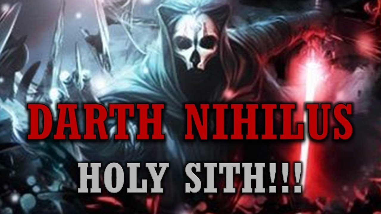 Darth Nihilus Part 1! Holy Sith! He's Incredible! SWGoH - YouTube