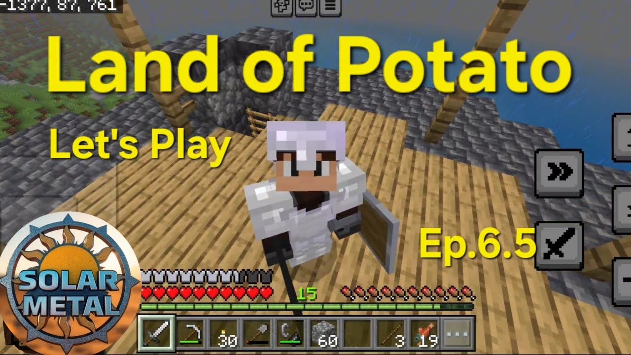 Land of Potato Ep.6.5 Let's play. The Nether is Crazy. #Minecraft - YouTube