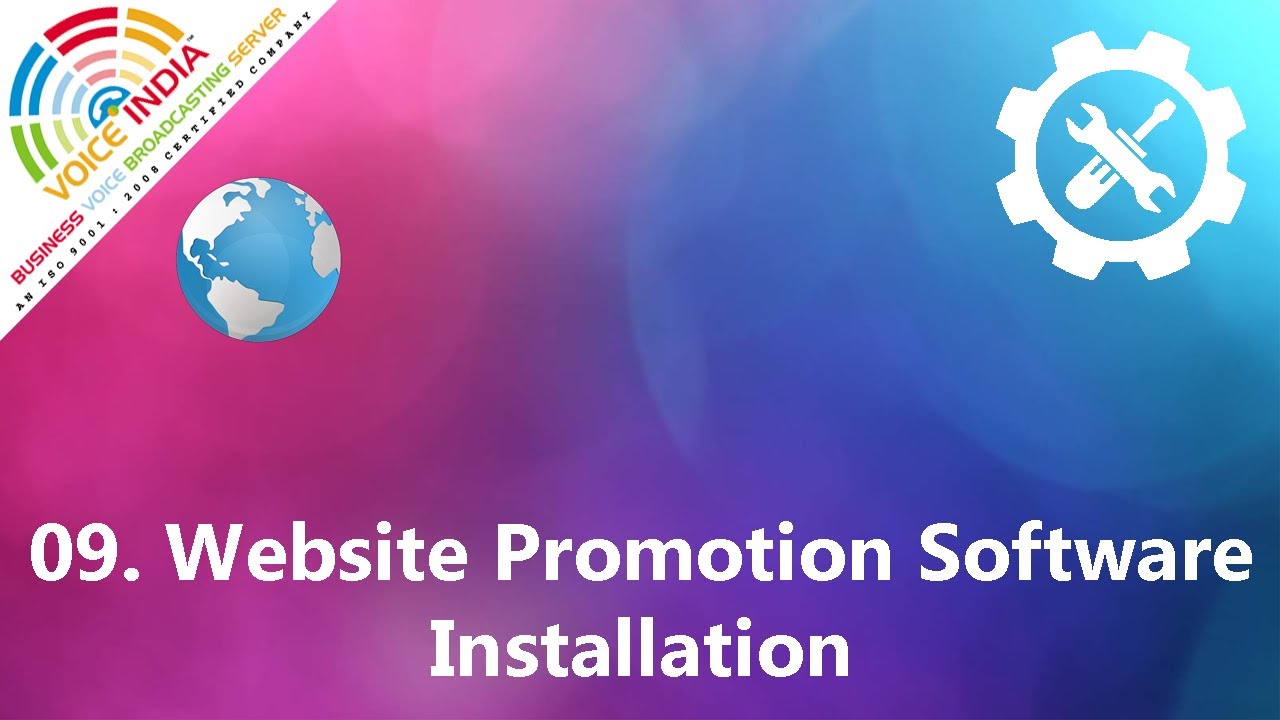 Website Promotion Software Installation - YouTube