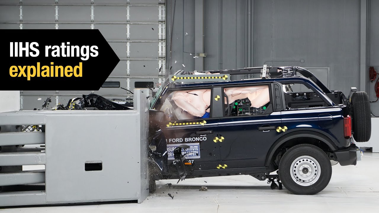 2021 Ford Bronco 4-door IIHS ratings explained - YouTube