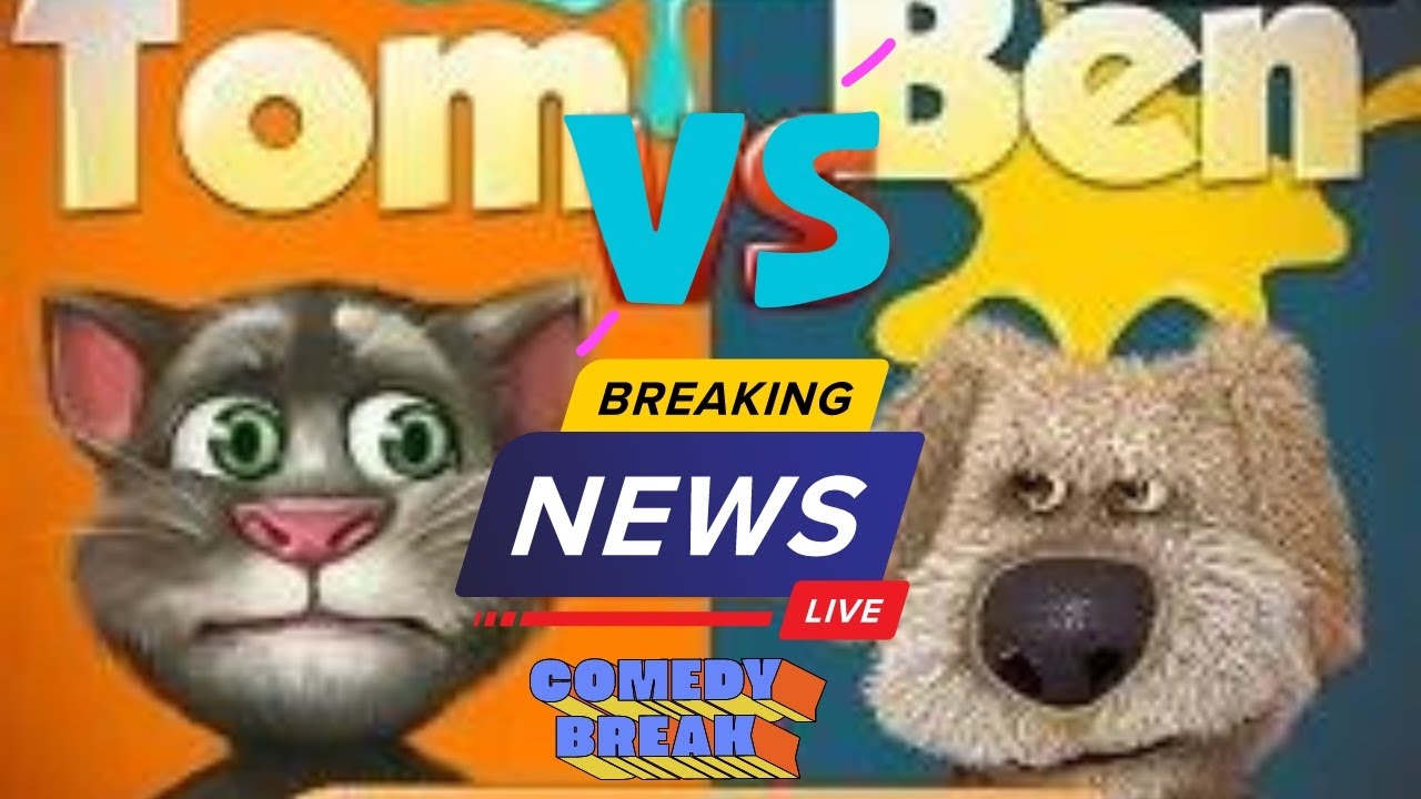 Talking Tom and Ben News World Comedy Clips Funny |Jokes | Mazahiya ...
