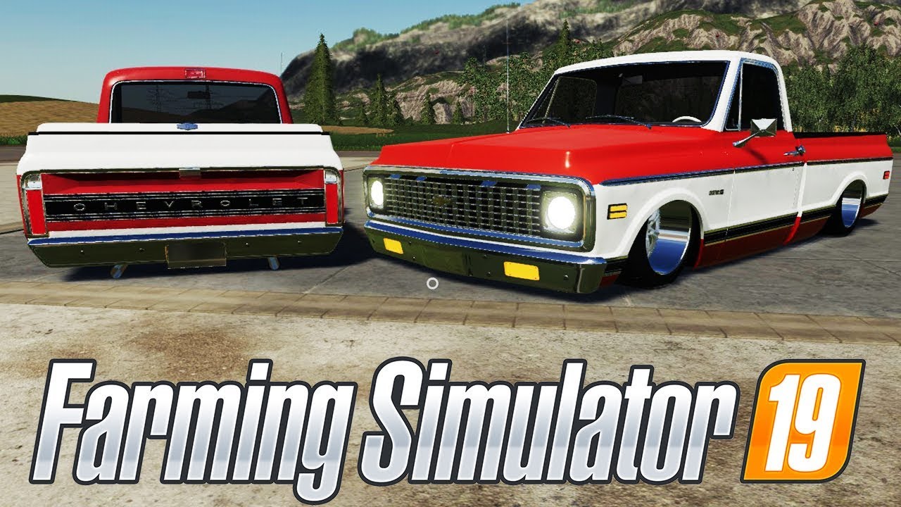 Chevrolet C10 Cheyenne Fletside 1971! MUITO SHOW | FARMING SIMULATOR 19 ...