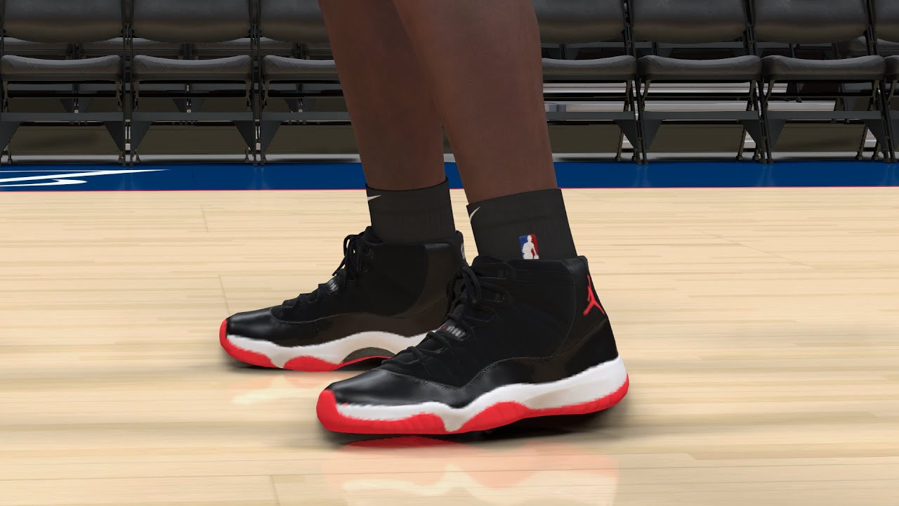 NBA 2K24 Next Gen Shoe Creator - Air Jordan 11 "Bred" - YouTube