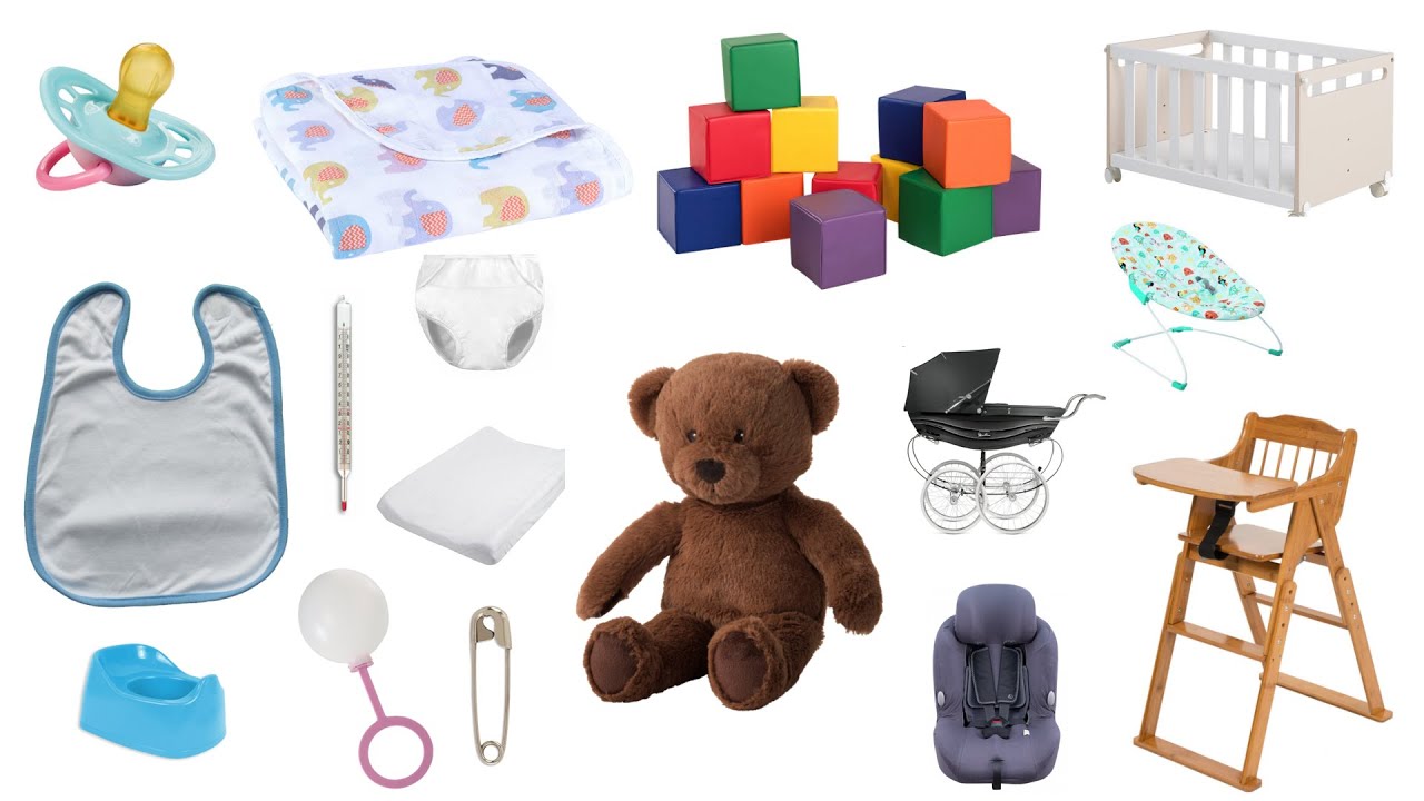 English Vocabulary - BABY ITEMS - YouTube