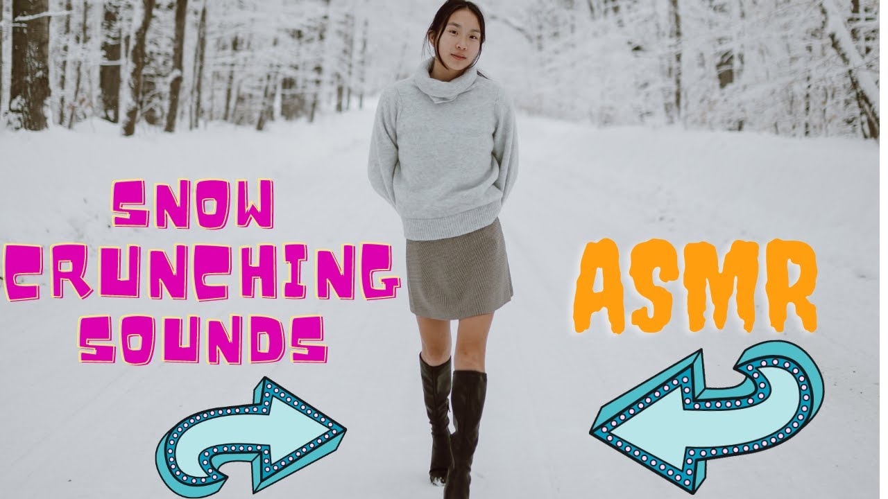 Snow crunching sounds | ASMR | satisfying snow crunching - YouTube