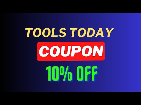 Tools Today Coupon Code - Toolstoday Discount 10% OFF - YouTube