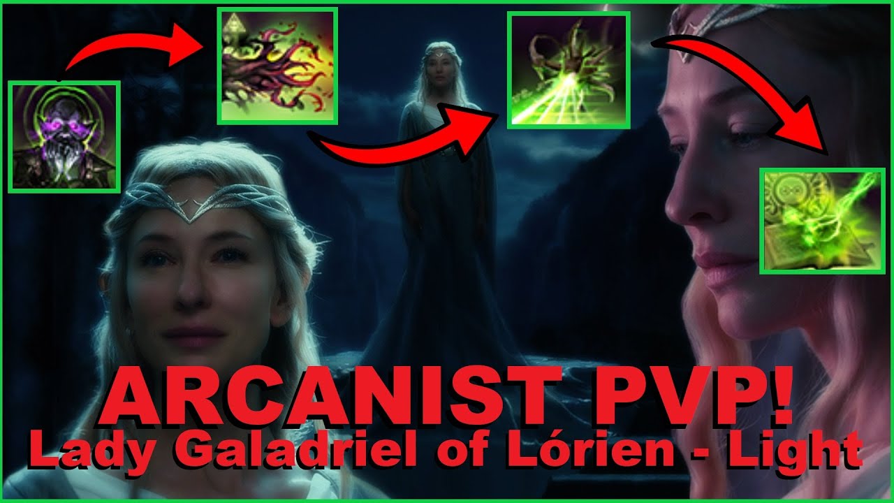 ARCANIST ESO PVP! Lady Galadriel of Lórien - Light #eso #lotr #esopvp ...