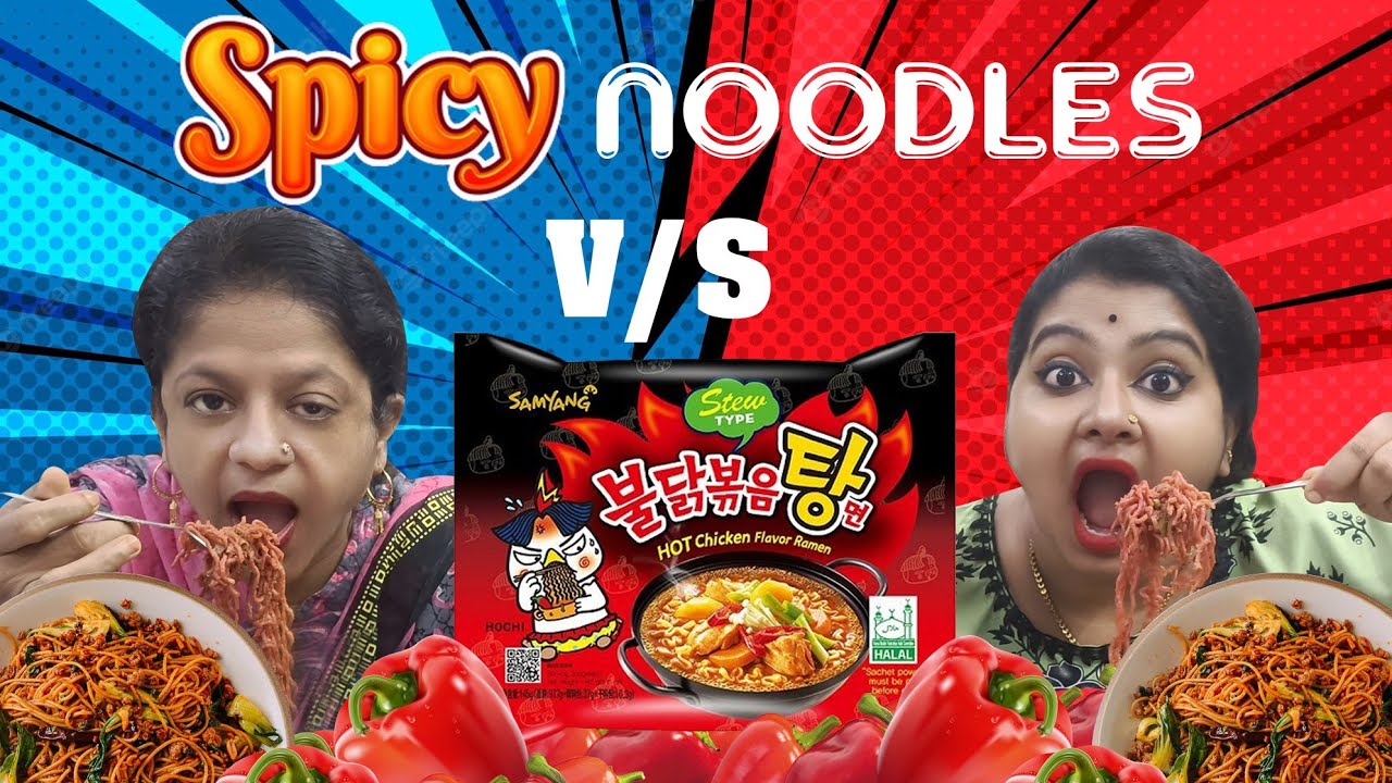 Extreme Spiciest Korean Noodle Challenge🔥🌶️ | 3 x Spicy Noodle 🥵 - YouTube