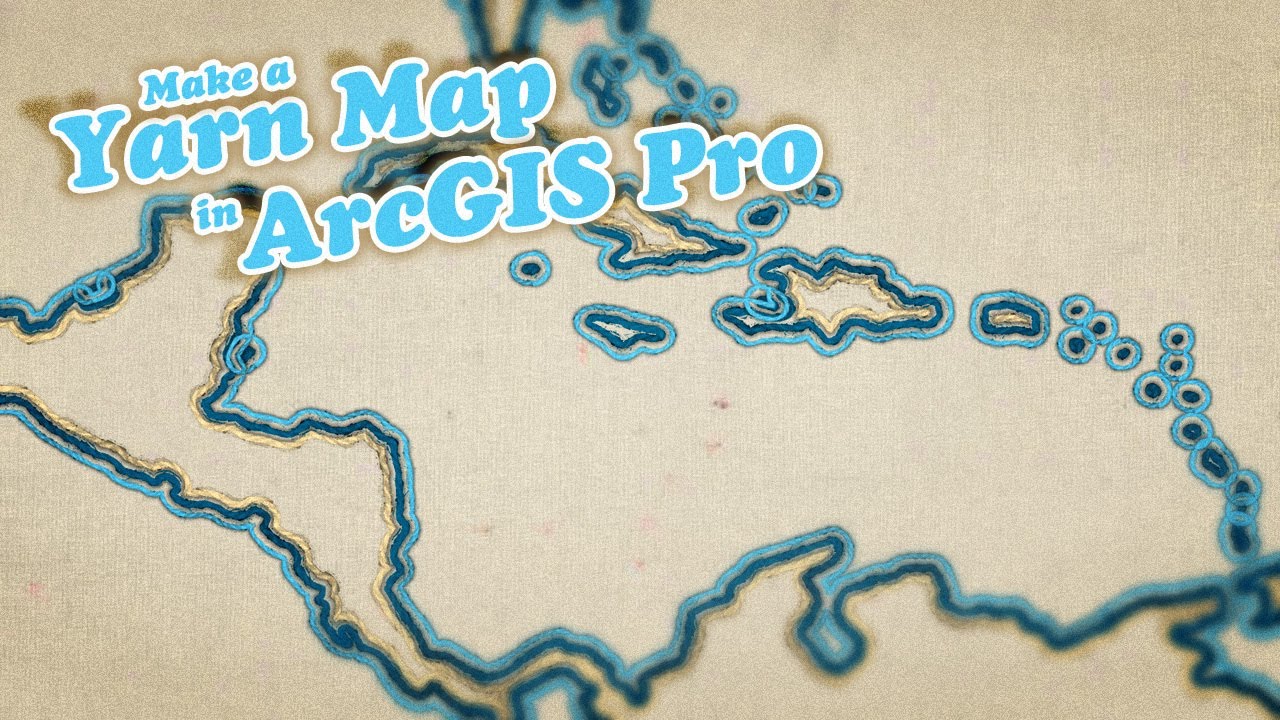 How To Make a Map Out of Yarn In ArcGIS Pro - YouTube