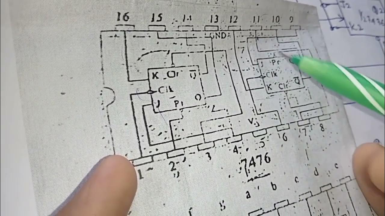 EXPERIMENT ON MOD 10 COUNTER(DECADE COUNTER) - YouTube