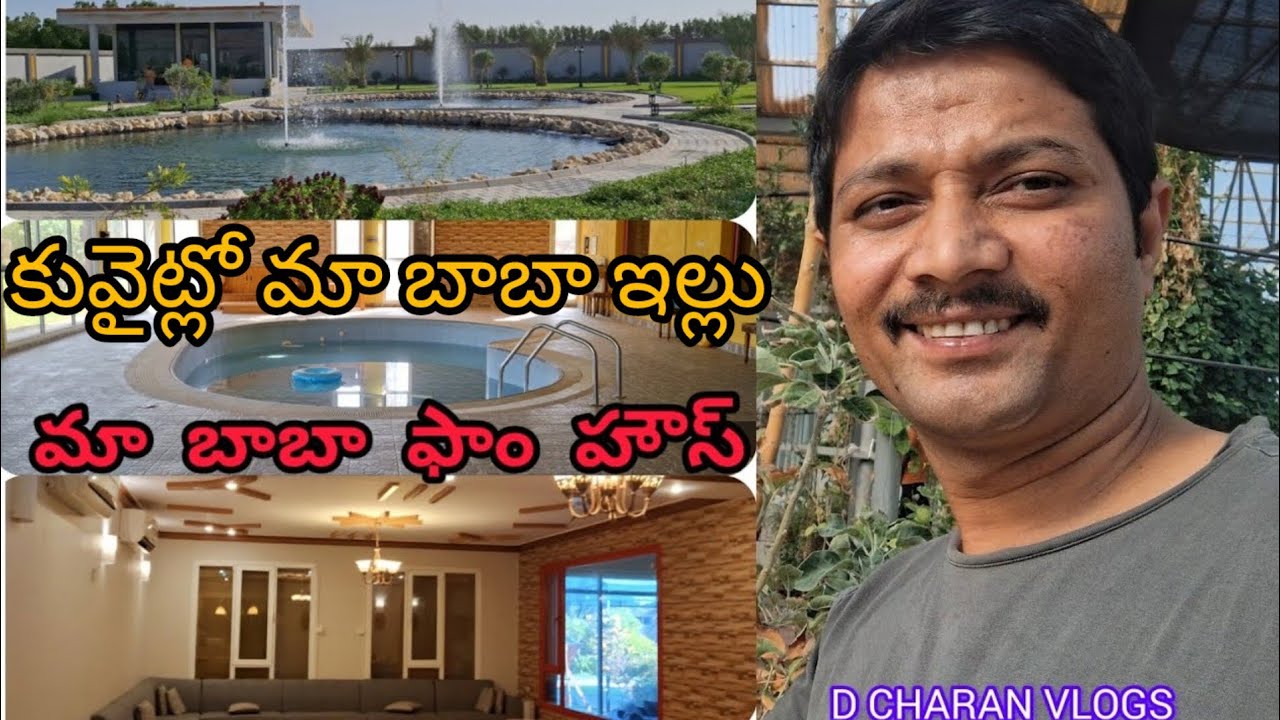 My baba farm house in Kuwait 🏠🏡||కువైట్ మా బాబా ఫాం హౌస్,& గెస్ట్ హౌస్# ...