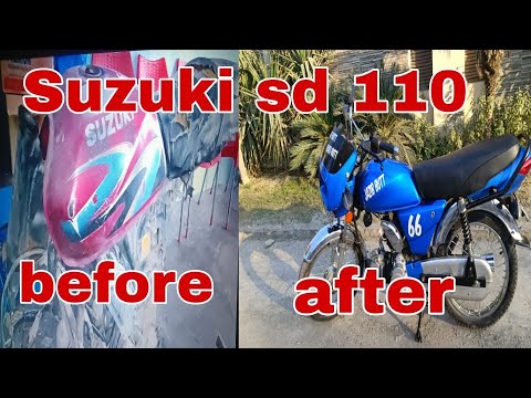 HOW TO REBUILD SUZUKI SD 110 OLD MODEL BIKE @kashifsuzukicentre - YouTube