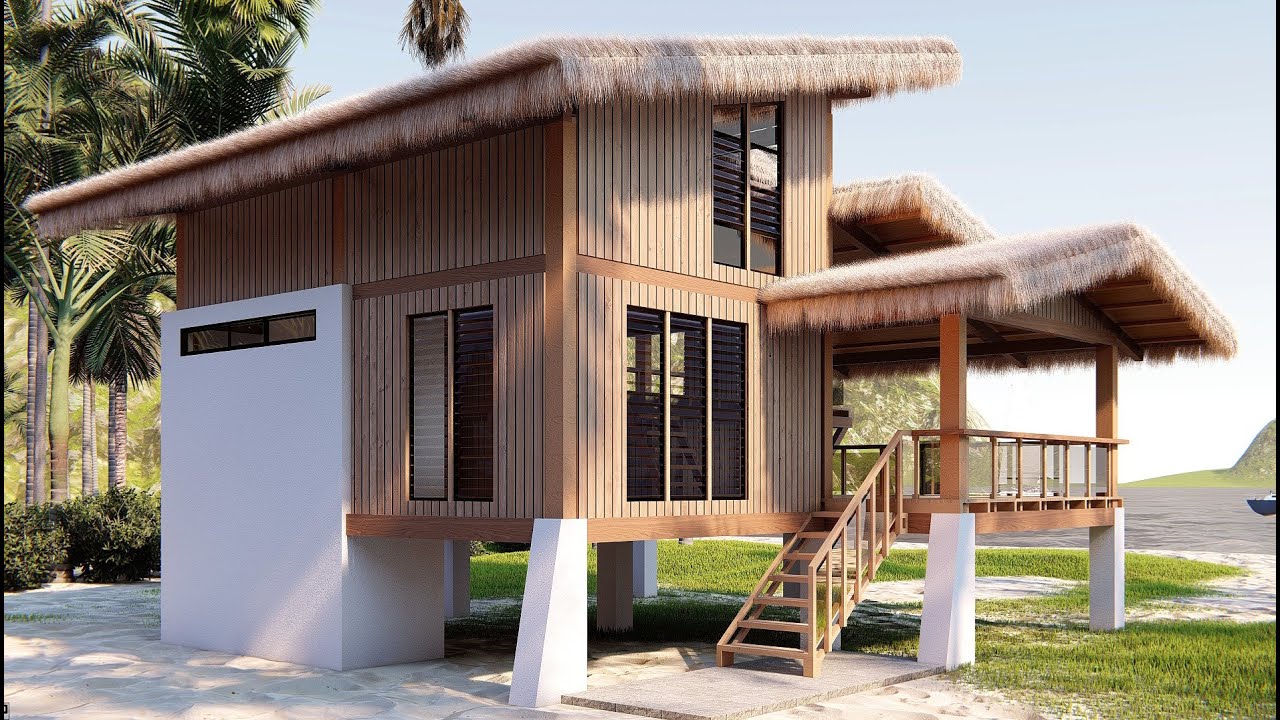 LUMION ANIMATION | SPLIT TYPE BAHAY KUBO - YouTube