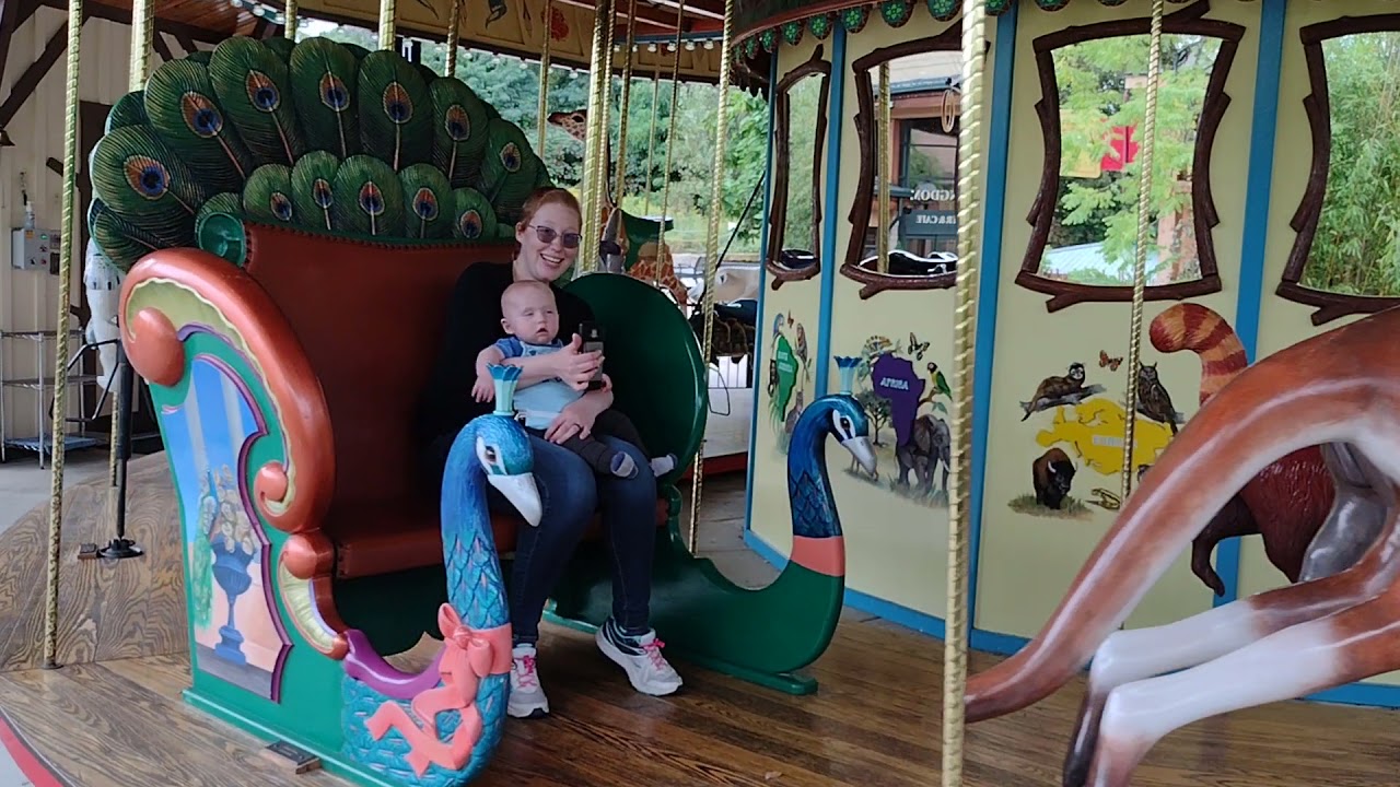 9/15/21 Akron Zoo - carousel - YouTube