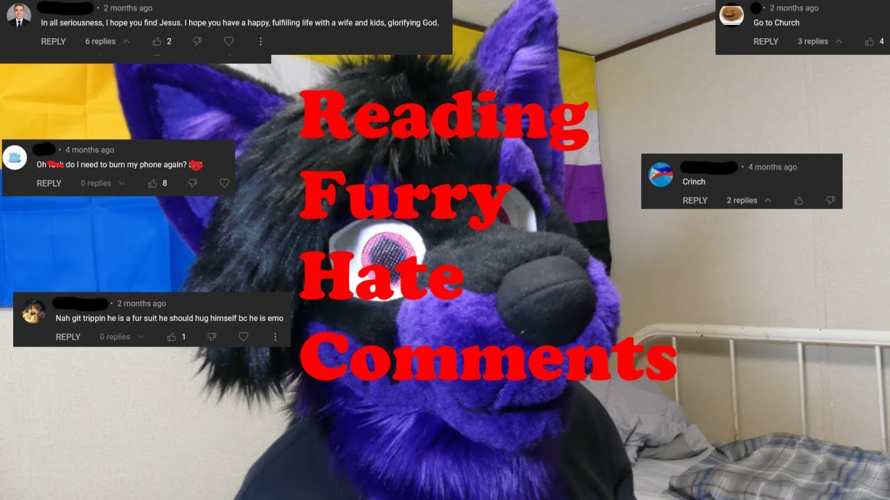 Reading Furry Hate Comments - YouTube