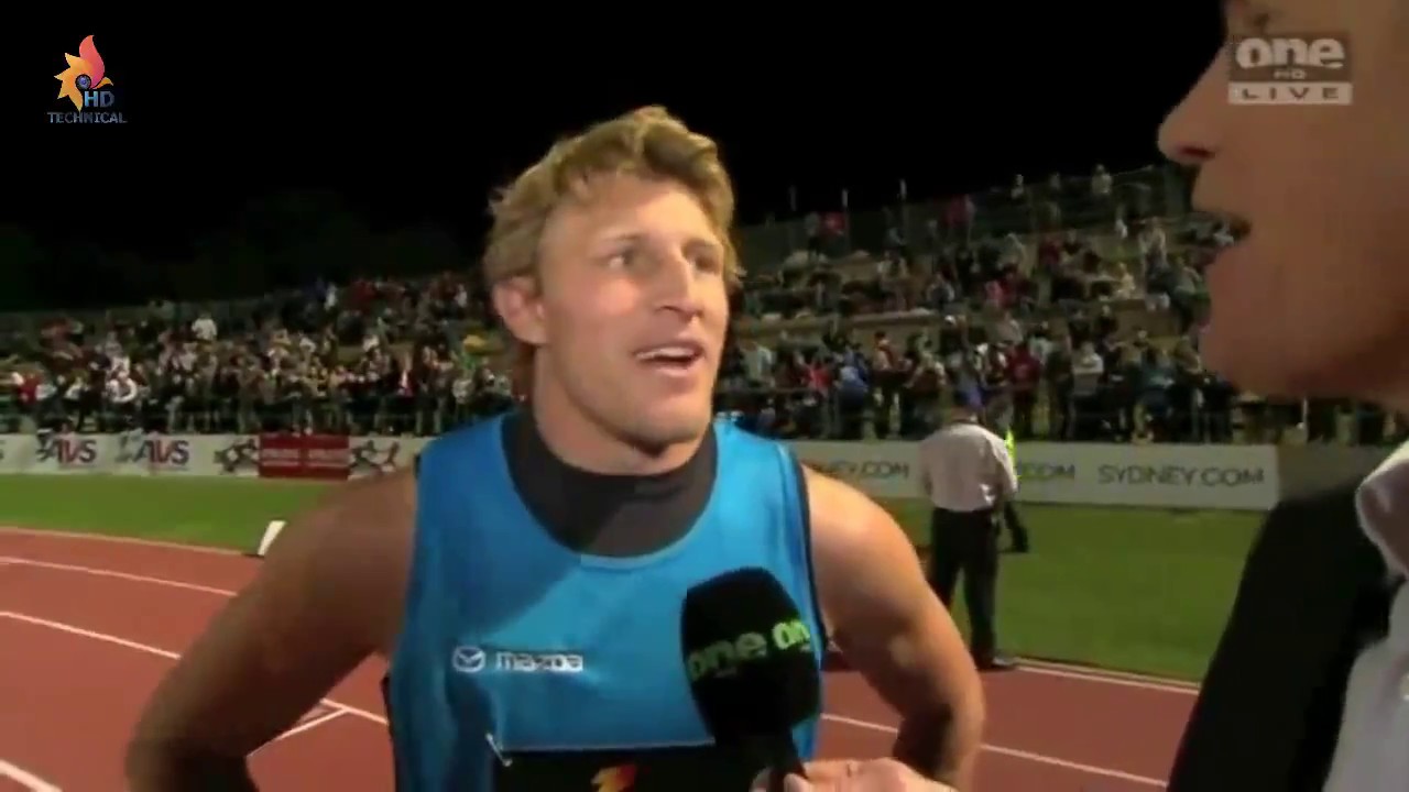 Top Rugby Players 100m sprint - YouTube