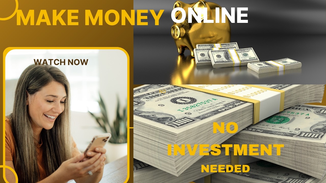 Earn MONEY Online Without Spending a Dime? No Investment# ...