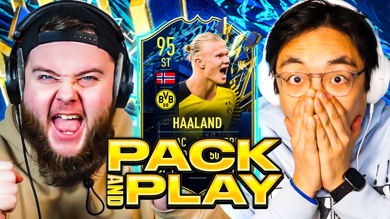 HE'S BOTTLED IT!!! TOTS Erling Haaland Pack & Play vs ItsJames!!! - YouTube