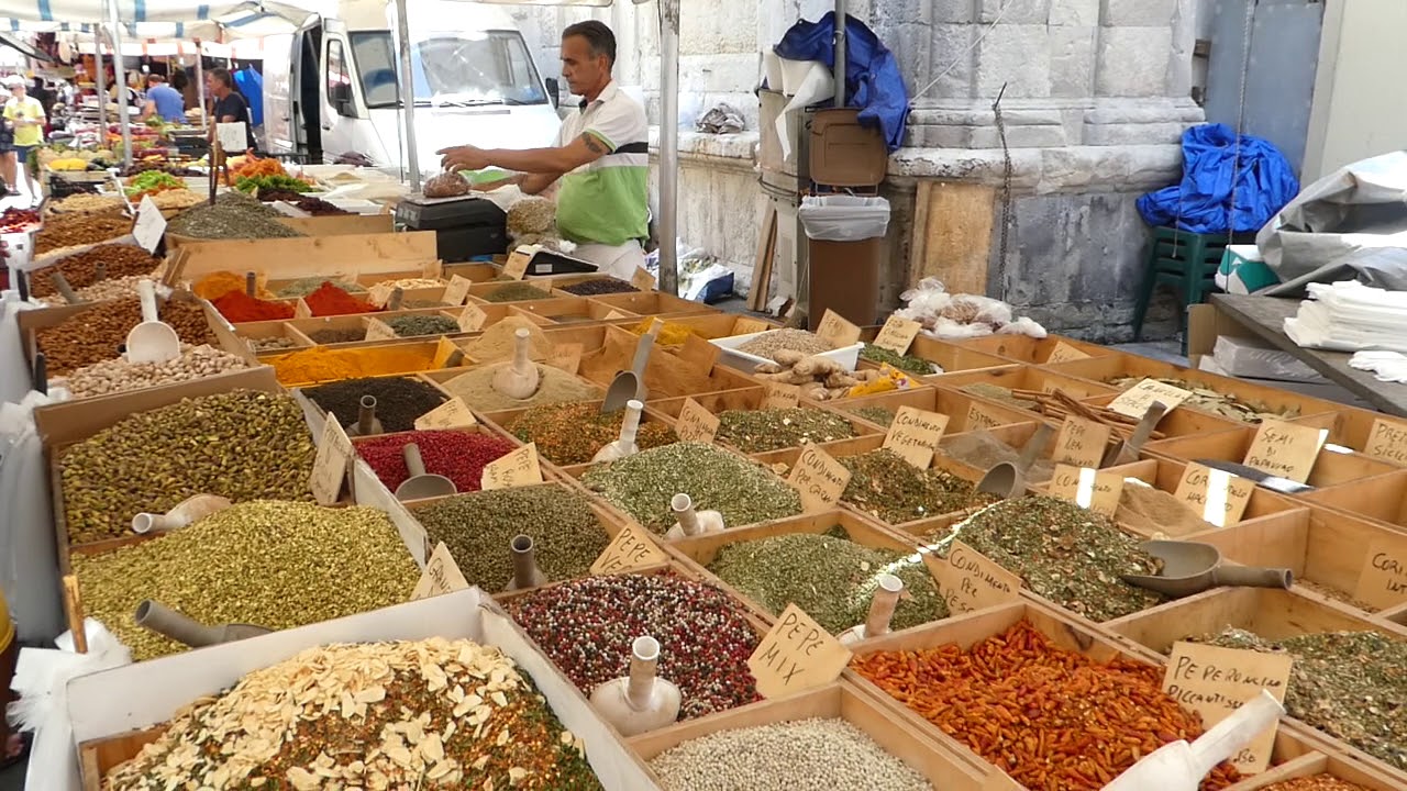 Sicily: market - YouTube