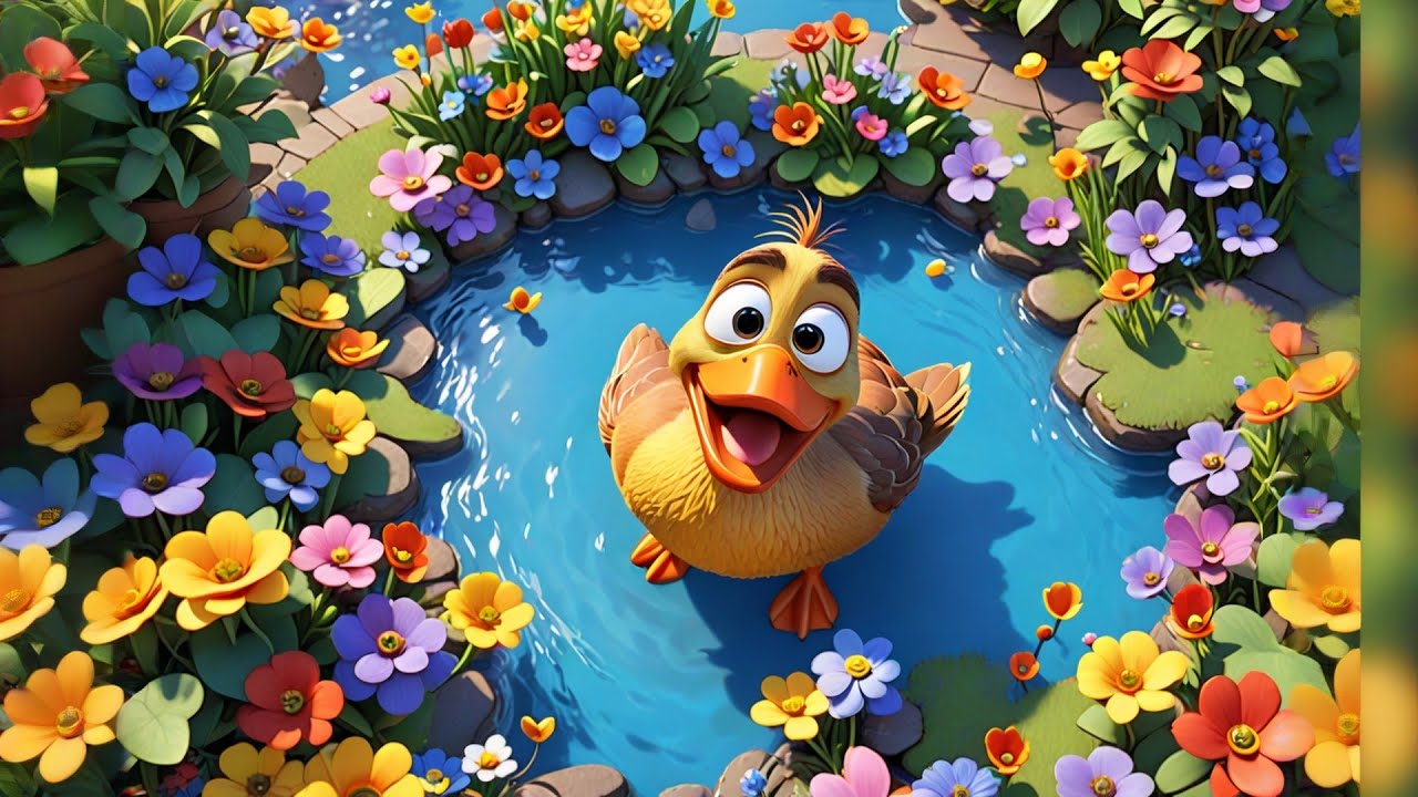 Ducky Dan Finds His Hat | Fun Animal Song for Kids | Nursery Rhymes ...