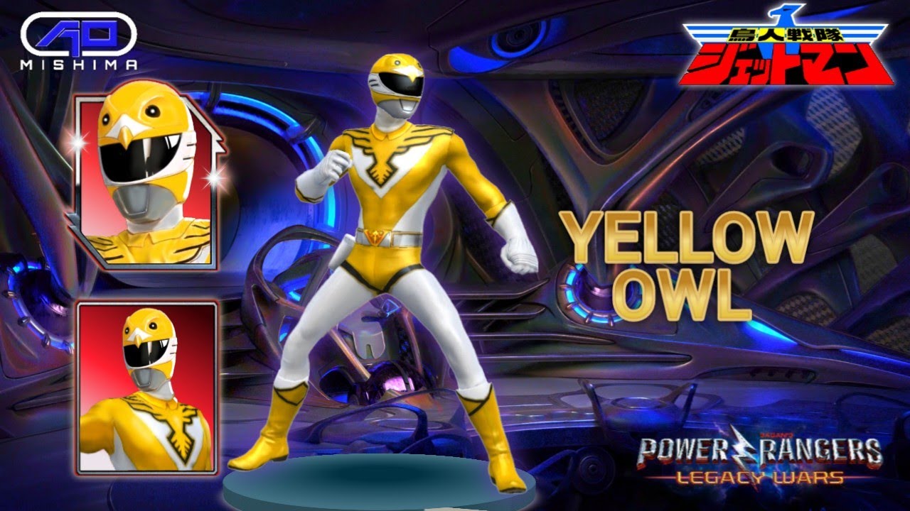 Yellow Owl (Coujin Sentai Jetman) with Character Card - YouTube