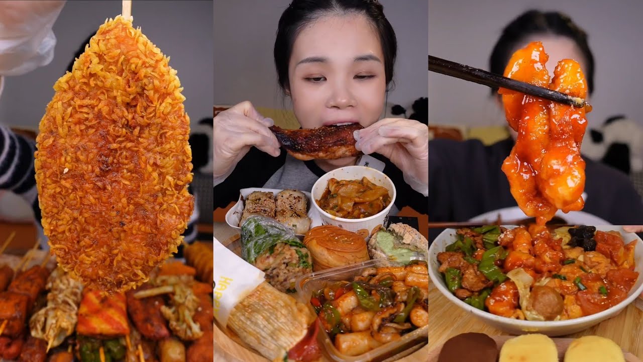 ASMR #1 MUKBANGER CHINESE EATING SHOW. @spuasmr3843 #yummy #food # ...
