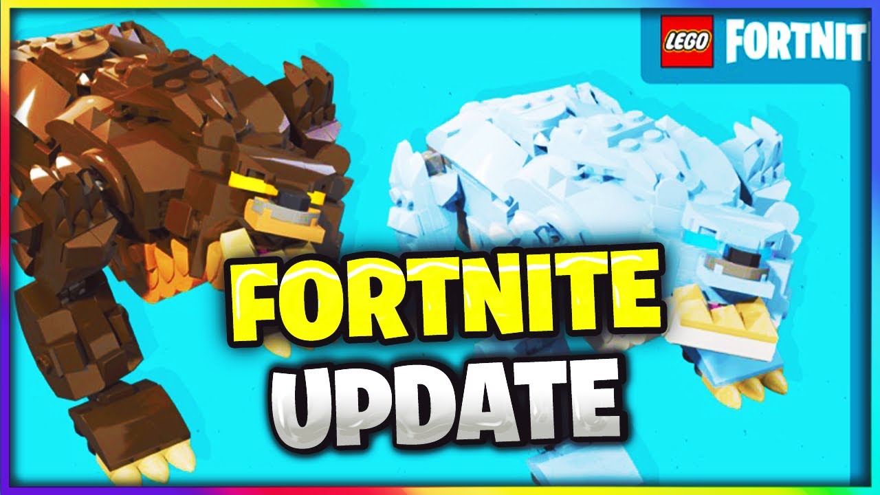 NEW FORTNITE LEGO BEARS UPDATE - YouTube