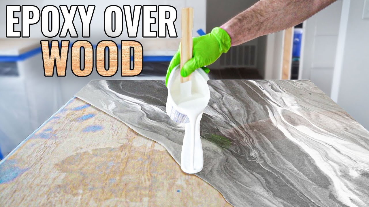 Build Custom Countertops In New Kitchen & Use Epoxy To Coat To Make ...