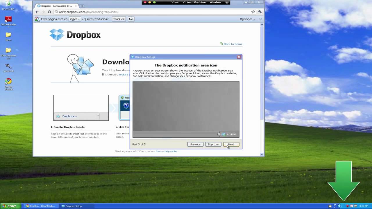 como instalar dropbox - YouTube