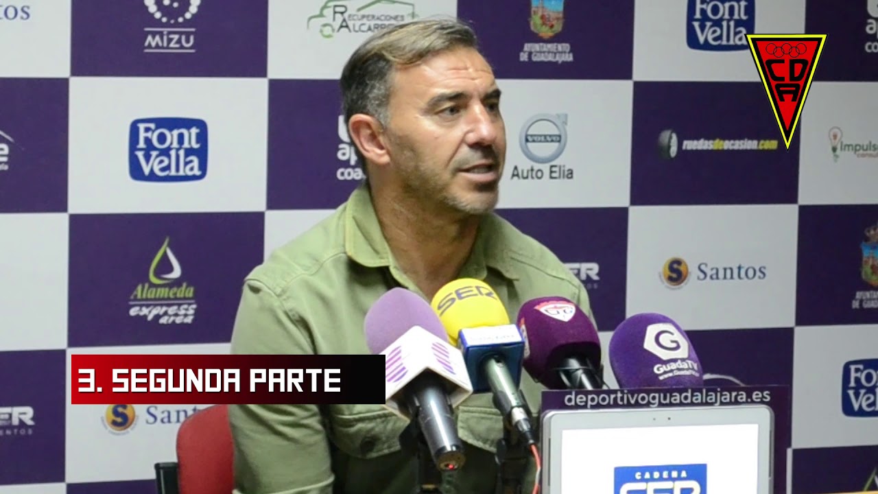 Rueda de prensa Manolo Alfaro | Jornada 12: CD Guadalajara 3-1 CD ...