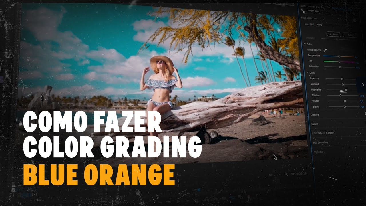 Como fazer o COLOR GRADING Blue Orange em MENOS DE 5 MINUTOS - YouTube