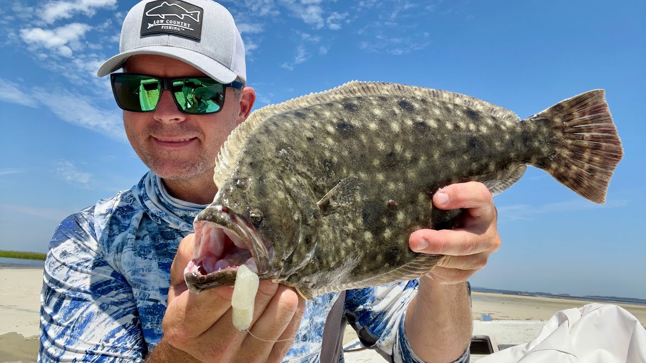 These guys were EVERYWHERE… Flounder Fishing with Tandem Rigs - YouTube