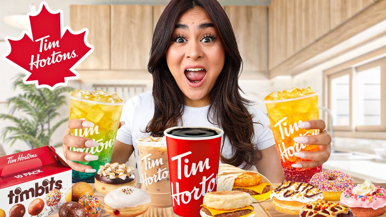 American Girl Tries Tim Hortons For the First Time! - YouTube