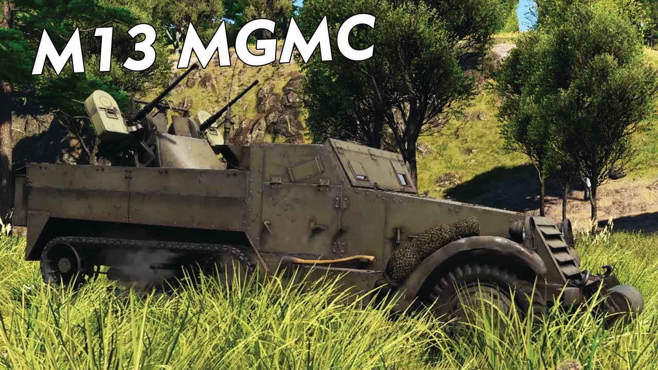 M13 MGMC America SPAA Tank Gameplay War Thunder No Commentary - YouTube