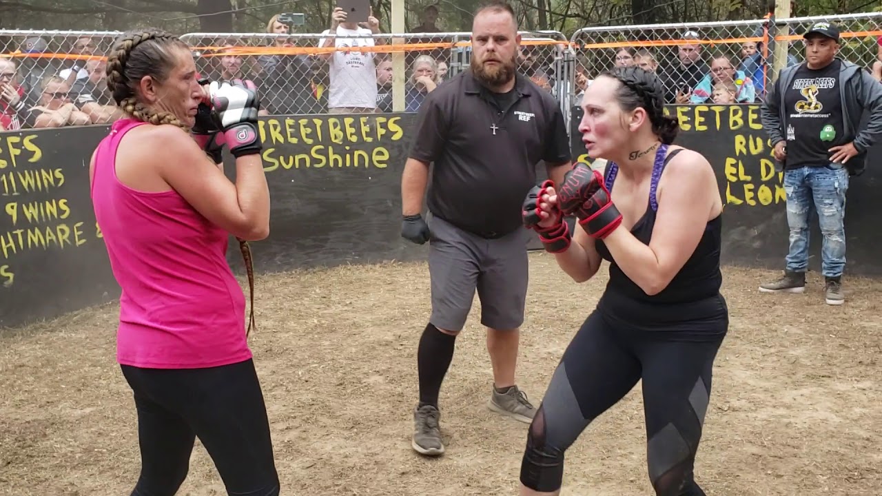 FEMALE BEEF FIGHT ALTERNATE ANGLES - YouTube