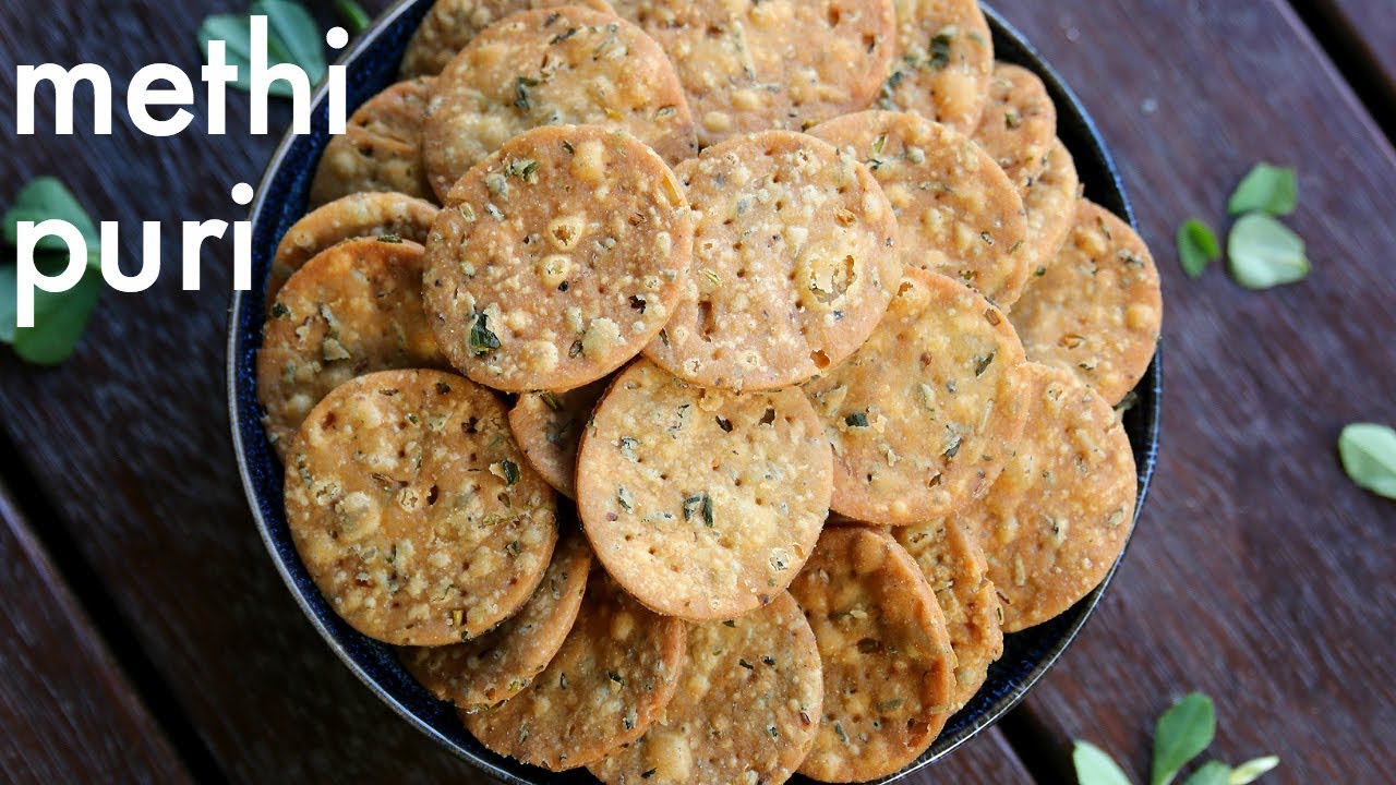 methi puri recipe | how to make methi puri | methi poori | methi ki ...