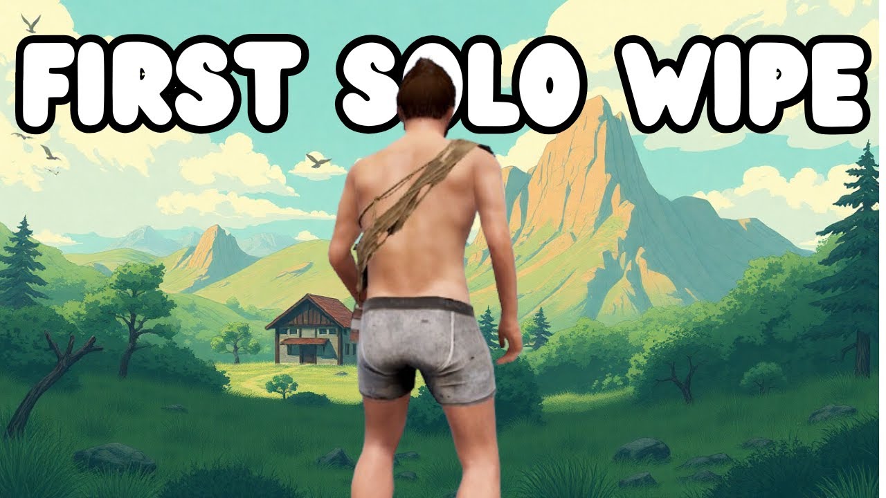 Surviving Alone: My First Solo Rust Wipe - YouTube