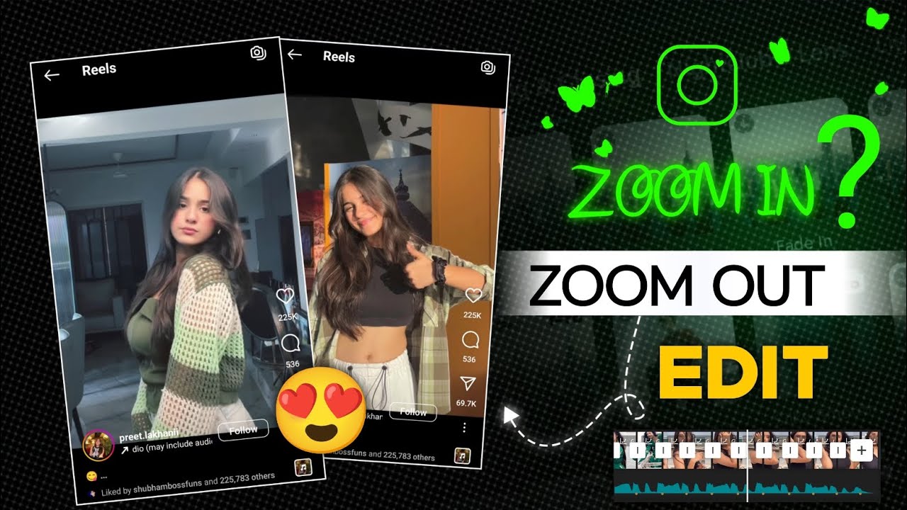 Zoom In Zoom Out Reels Video Editing | Zoom In Zoom Out Video Editing ...