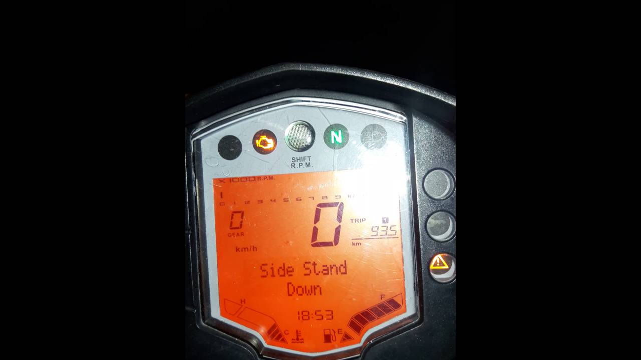 How to reset Ktm RC/Duke 200 and 390 Trip metre - YouTube