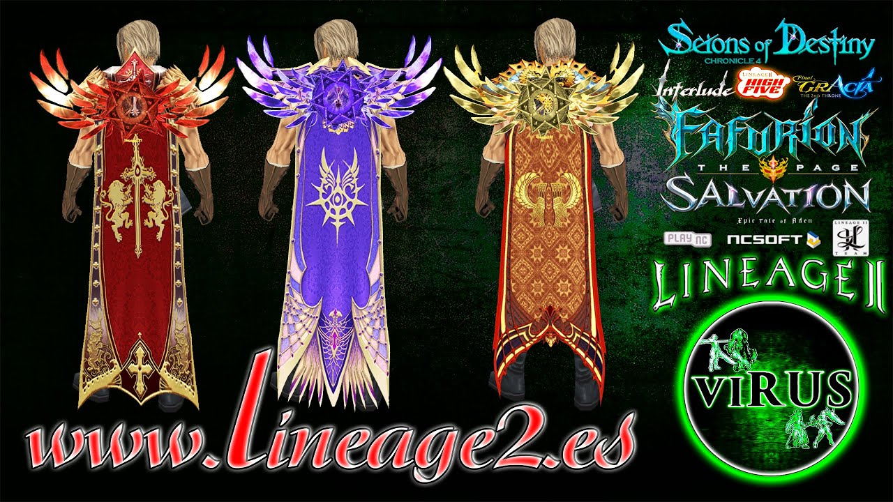 Cloak Set for www.Lineage2.Es server. LINEAGE II - High Five √i®uS ...